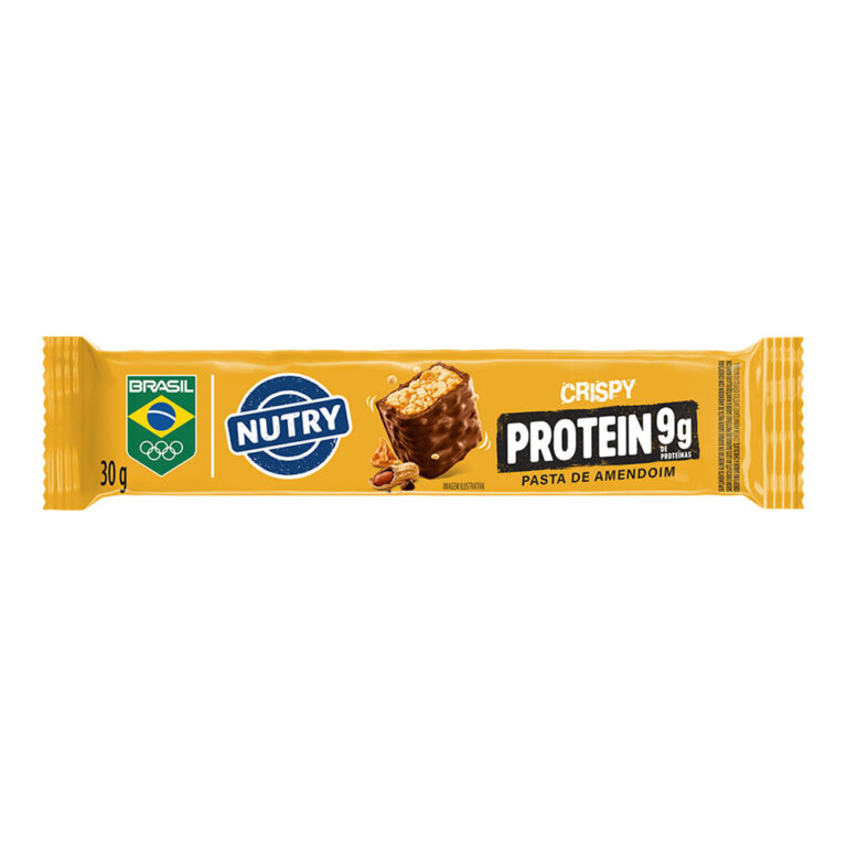 Crispy Protein Bar Pasta de Amendoim • NUTRY