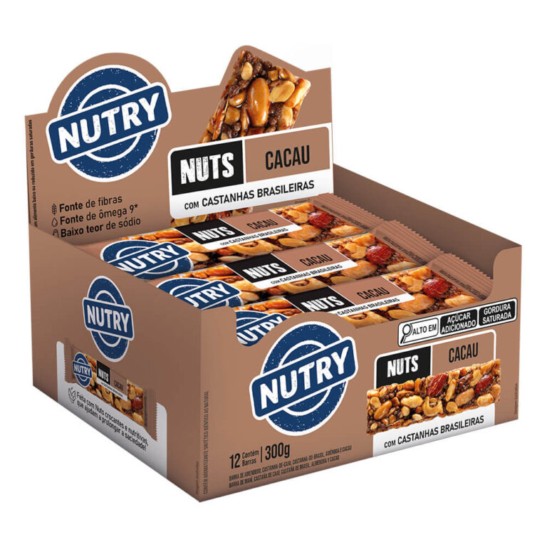 Barra de Nuts Nutry Cacau • NUTRY